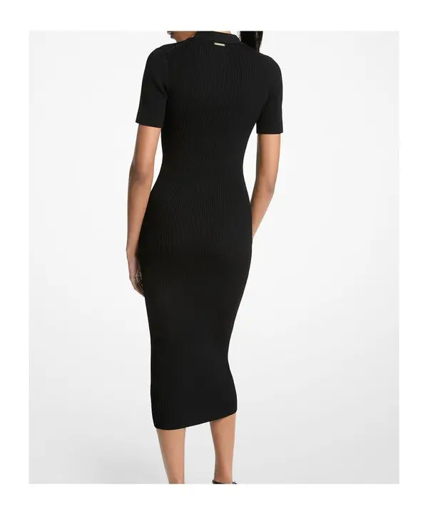 Michael Kors Ribbed Polo Dress