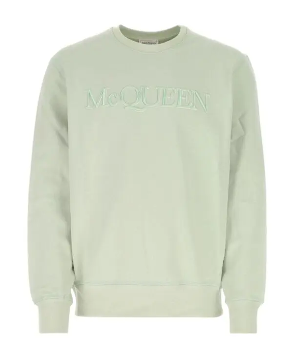 Alexander McQueen Logo Embroidered Crewneck Sweatshirt
