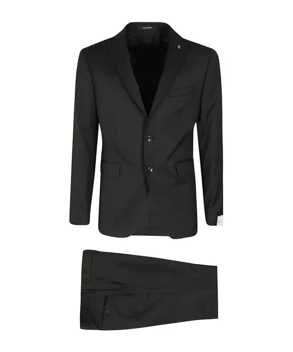 Tagliatore Wool Two-piece Suit - Black