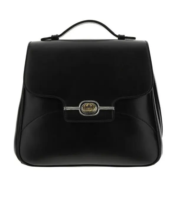 Gucci Logo Detail Handbag - Black