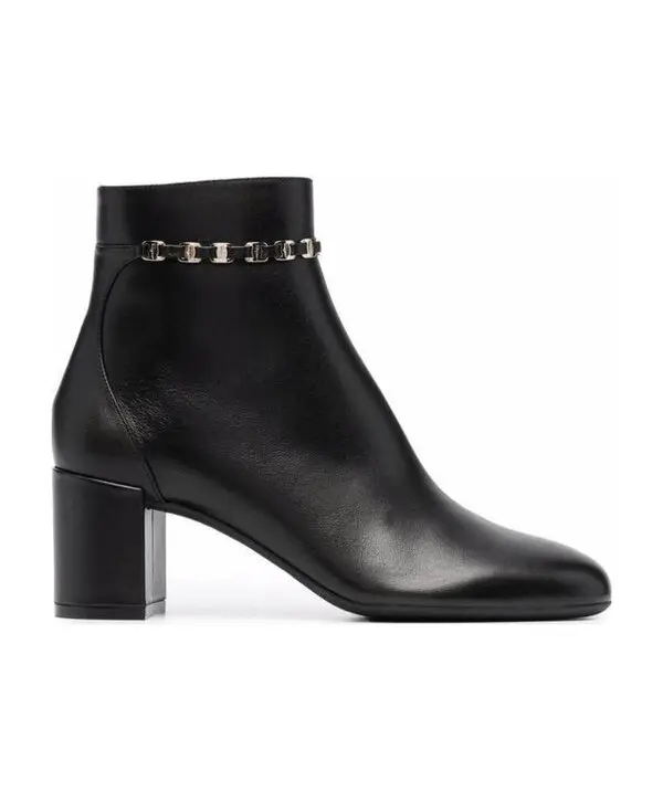 FERRAGAMO Vara Bow Strap 75mm Ankle Boots