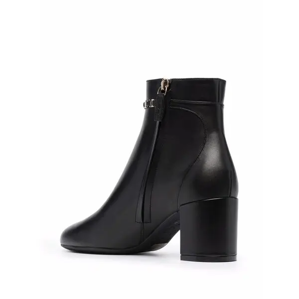 FERRAGAMO Vara Bow Strap 75mm Ankle Boots