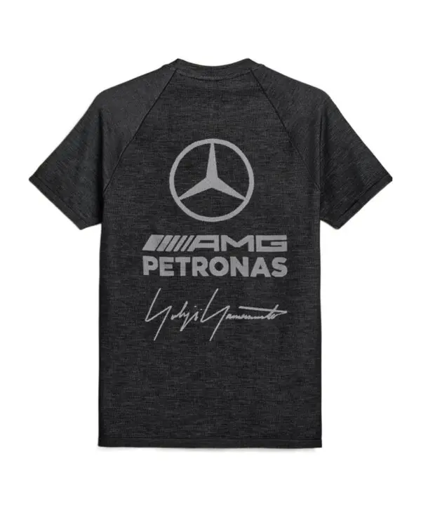 Y3 Mercedes Amg Petronas Logo T-shirt - Black/light Gray