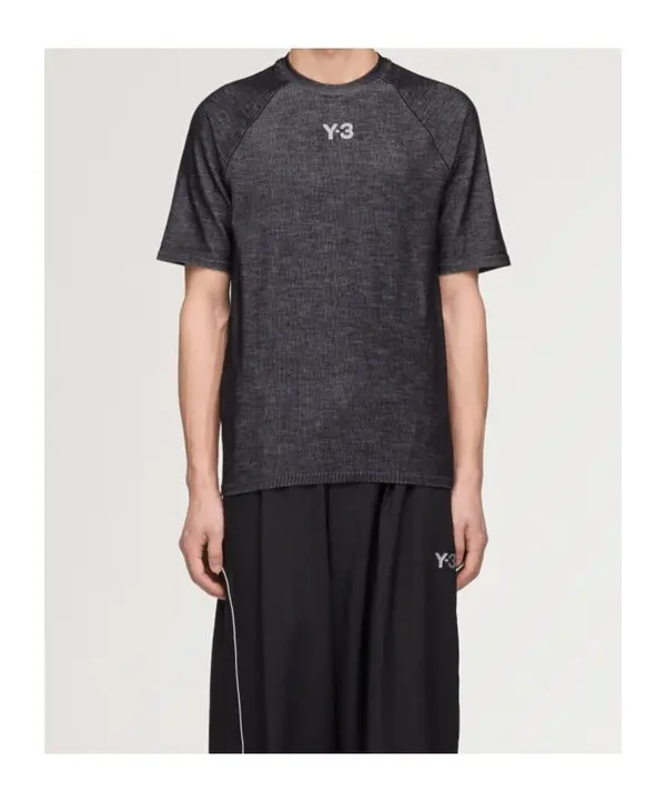 Y3 Mercedes Amg Petronas Logo T-shirt - Black/light Gray
