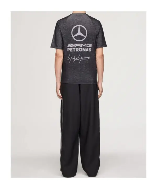 Y3 Mercedes Amg Petronas Logo T-shirt - Black/light Gray