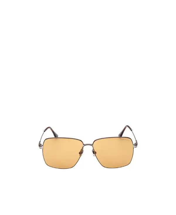TOM FORD Square Frame Sunglasses - Nude