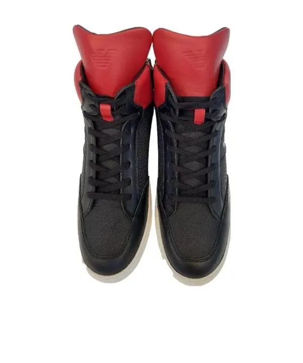 Emporio Armani High Top Lace-up Sneakers