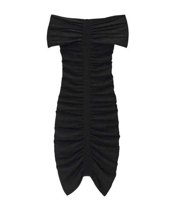 Alexander Wang Off-shoulder Ruched Dress