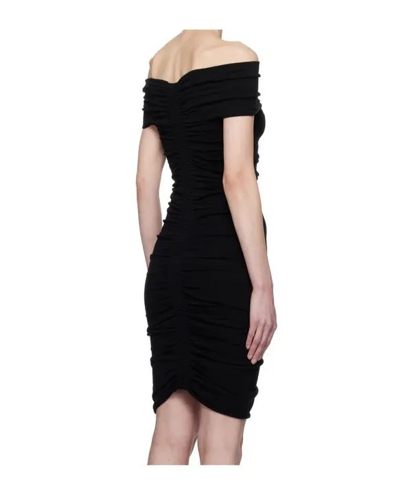 Alexander Wang Off-shoulder Ruched Dress