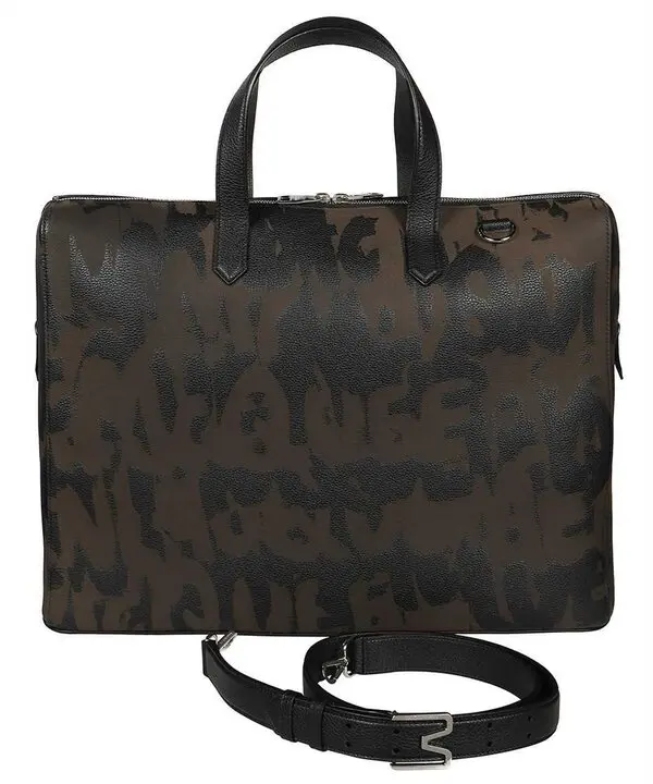Alexander McQueen Graffiti Print Tote Bag