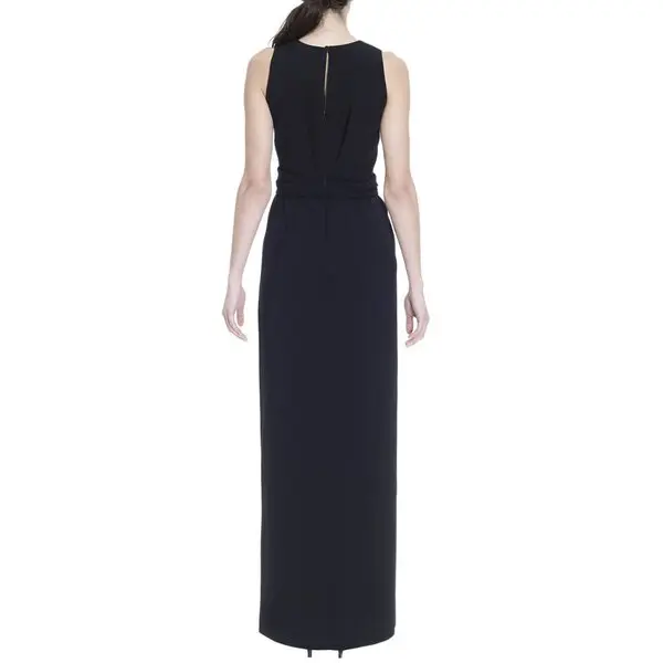 Max Mara Duilio Sleeveless V-neck Maxi Dress