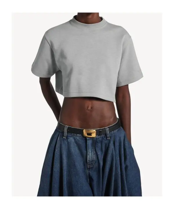 Balenciaga Cropped Oversized Top