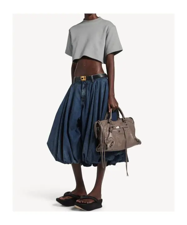 Balenciaga Cropped Oversized Top
