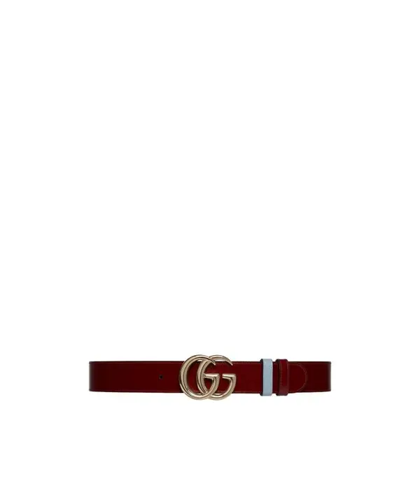 Gucci Double G Reversible Leather Belt