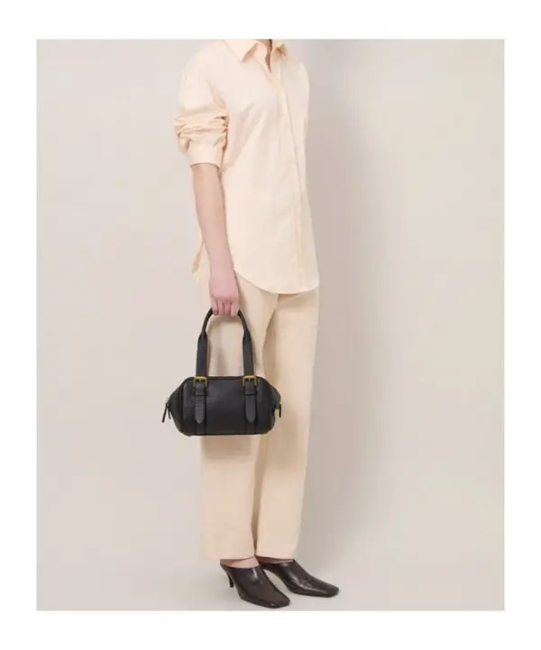 Mulberry Small Boston Top Handle Handbag - Black