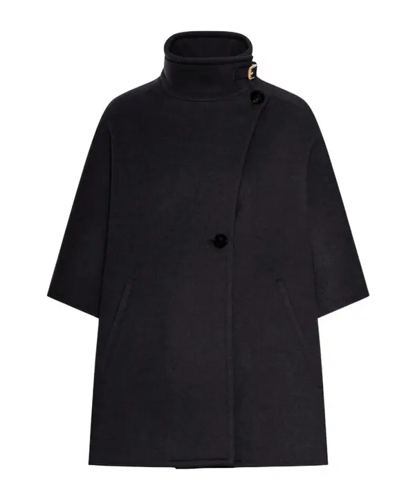 Max Mara Derrik High Neck Cape