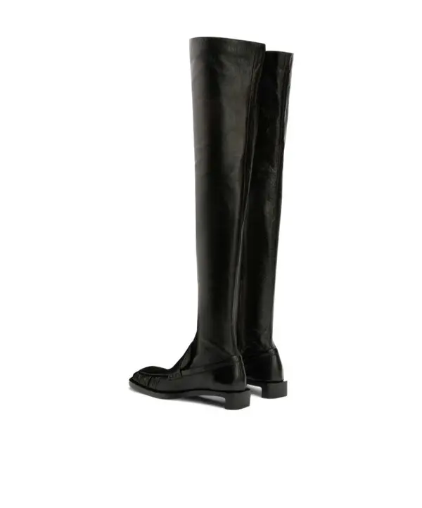 JIL SANDER Over-the-knee Stretch Nappa Leather Boots
