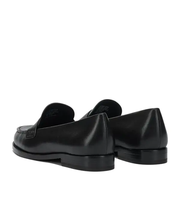 Tory Burch Round Toe Loafers - Black