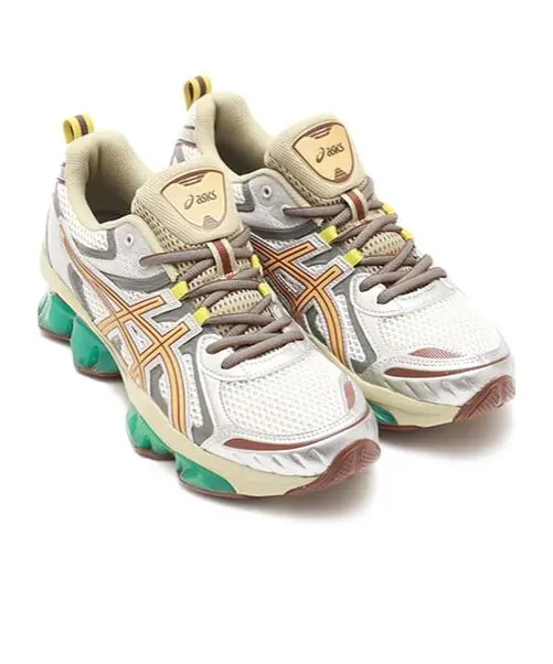Asics Gel-quantum Kinetic Lace-up Sneakers - White/khaki