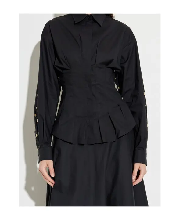 Moschino Long Sleeve Shirt With Polka Dot Detail