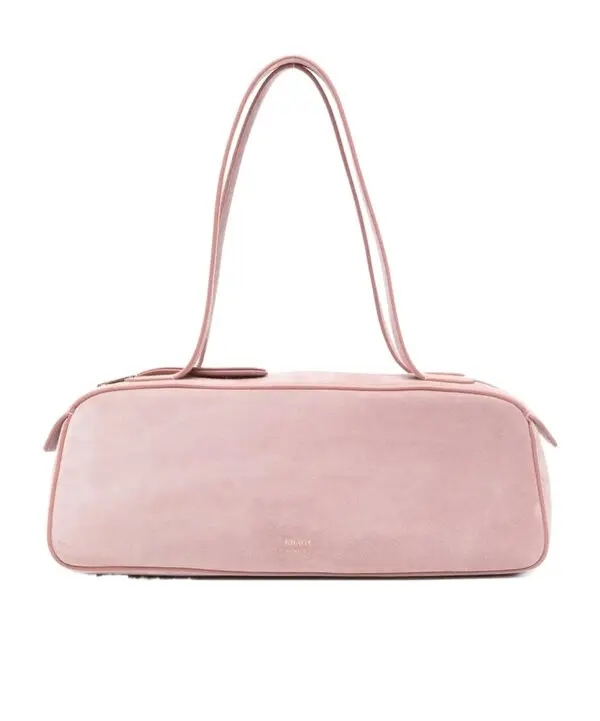 Khaite Simona Zipped Shoulder Bag - Pink
