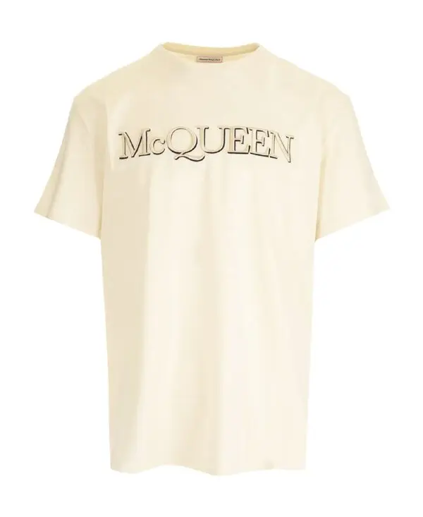 Alexander McQueen Embroidered Logo T-shirt