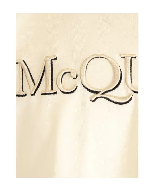 Alexander McQueen Embroidered Logo T-shirt
