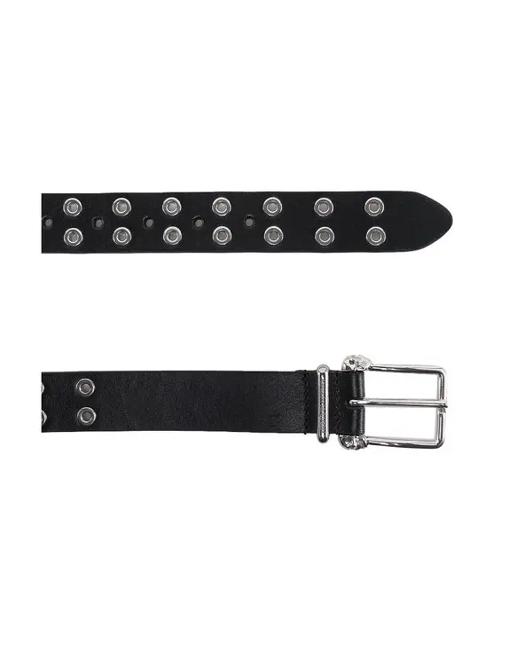 Alexander McQueen Thin Twin Skill Belt