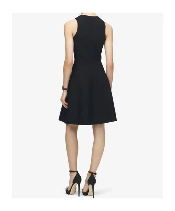 Alexander McQueen Lace Ribcage Jacquard Mini Dress