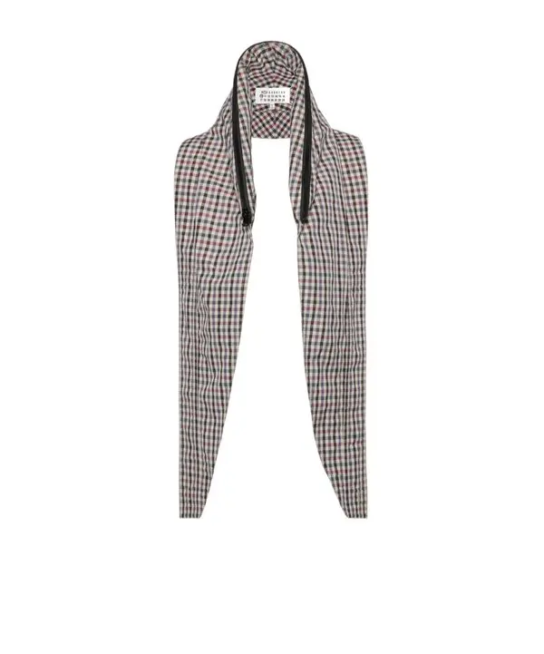 MAISON MARGIELA Zipped Hooded Headscarf - Gray