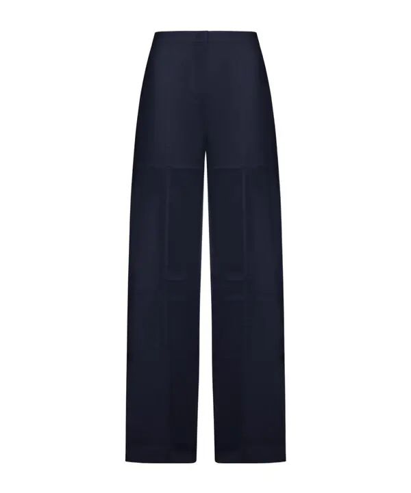 JIL SANDER Paneled Straight Leg Pants - Midnight