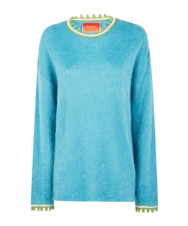 La DoubleJ Camden Mohair Knit - Turquoise