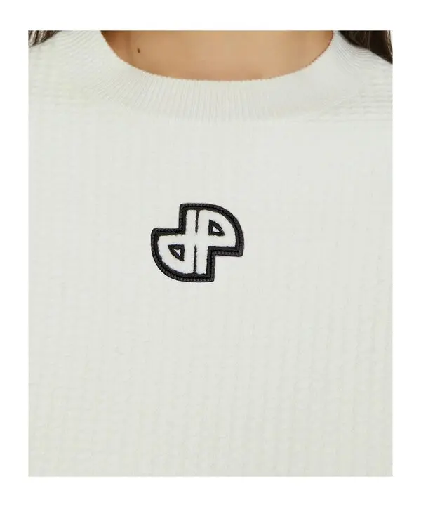 PATOU Short Sleeve 3d Knit Jumper