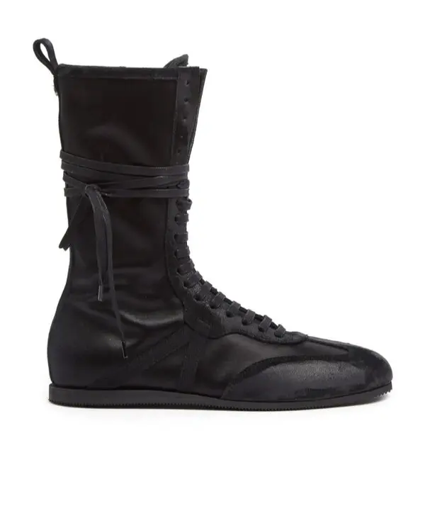 ANN DEMEULEMEESTER Fides High-top Boxing Sneakers