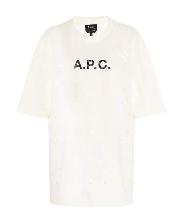 A.p.c. Logo Printed Crewneck T-shirt