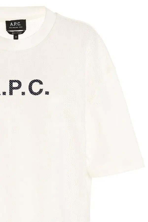 A.p.c. Logo Printed Crewneck T-shirt