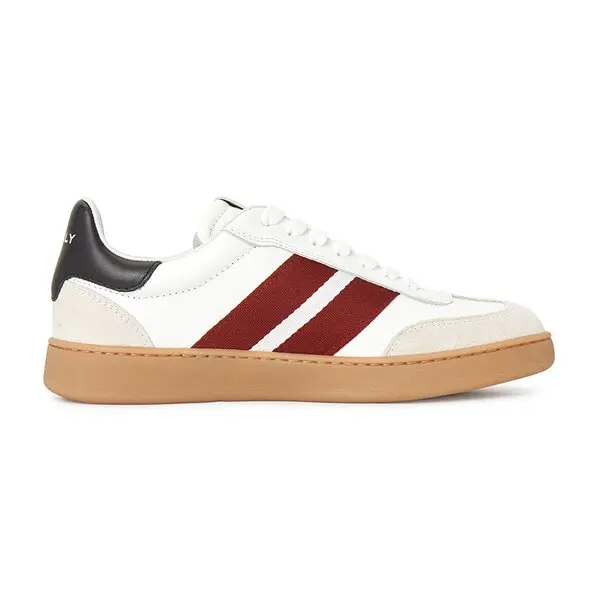 Bally Lace-up Sneakers With Perforated Details - White
