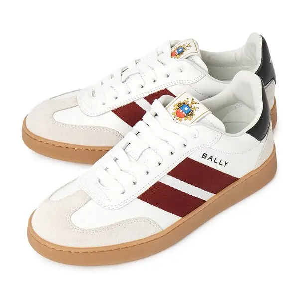 Bally Lace-up Sneakers With Perforated Details - White