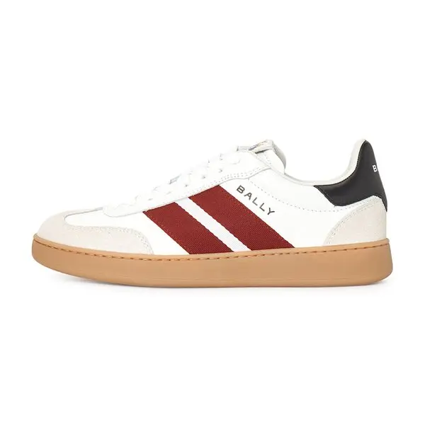 Bally Lace-up Sneakers With Perforated Details - White