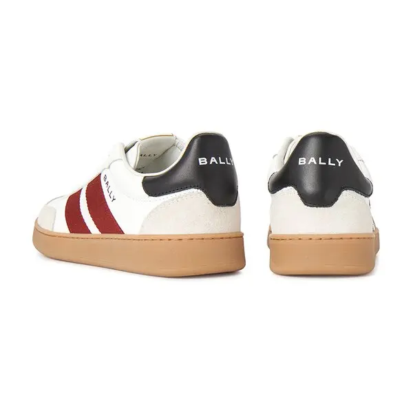 Bally Lace-up Sneakers With Perforated Details - White