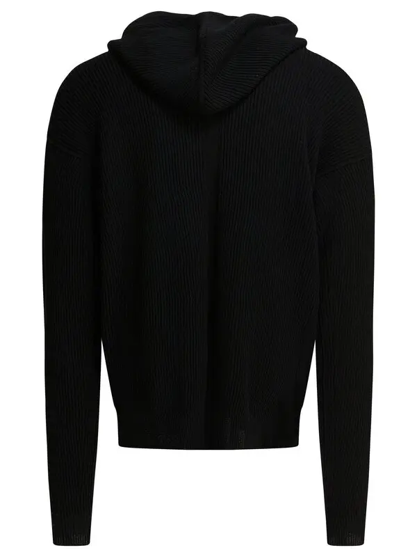 Rick Owens Temple Zipped Hoodie - Black