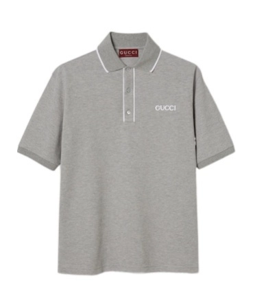 Gucci Logo Embroidered Short-sleeve Polo Shirt
