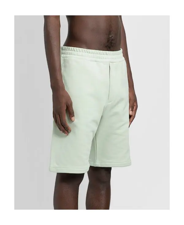 Alexander McQueen Logo Embroidered Bermuda Shorts