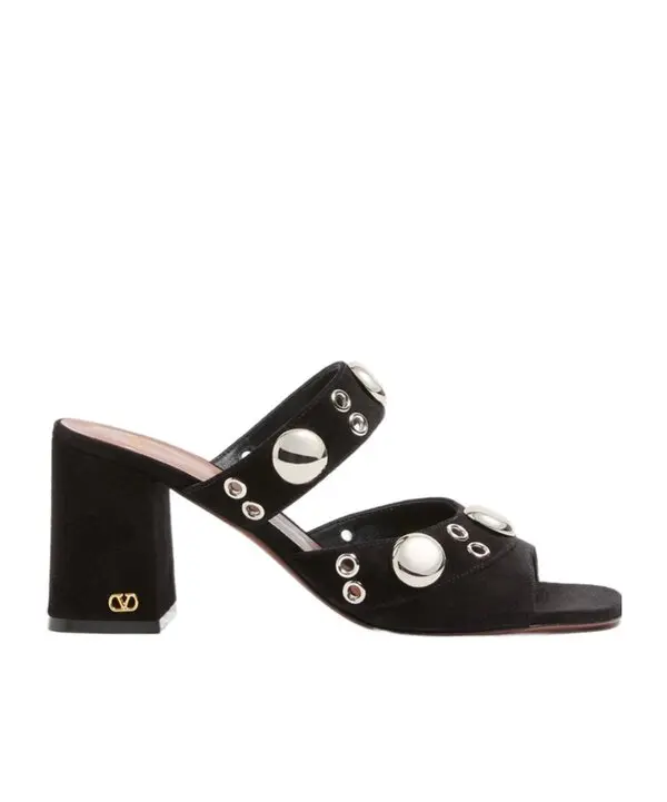 Valentino Garavani Nellcôte Slide Sandal 75mm - Nero