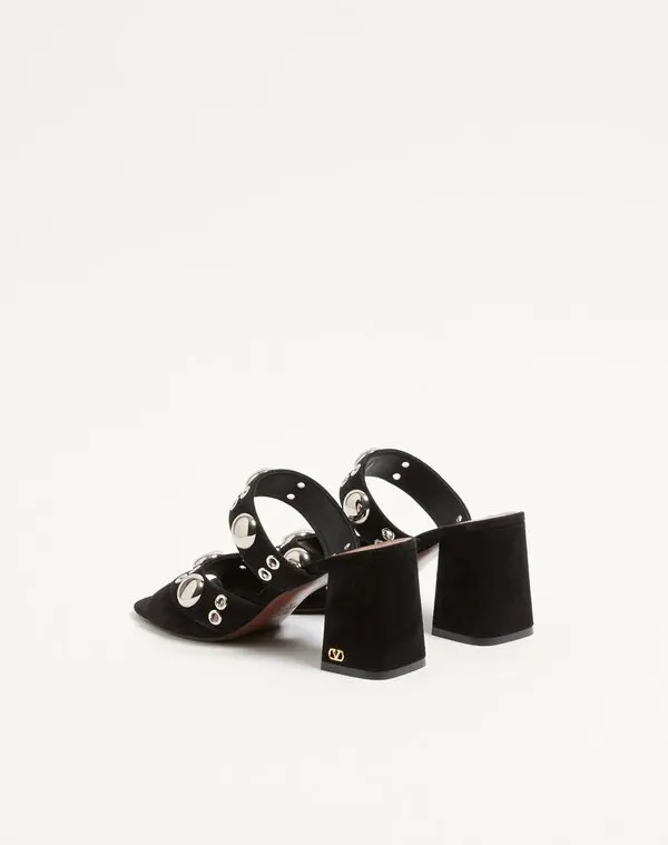Valentino Garavani Nellcôte Slide Sandal 75mm - Nero