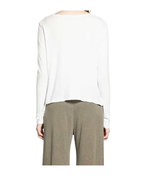 JAMES PERSE Deep V-neck Long-sleeve T-shirt