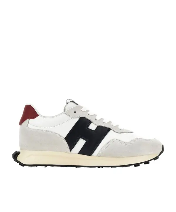 Hogan Low Top Lace-up Sneakers - Blue Gray Red