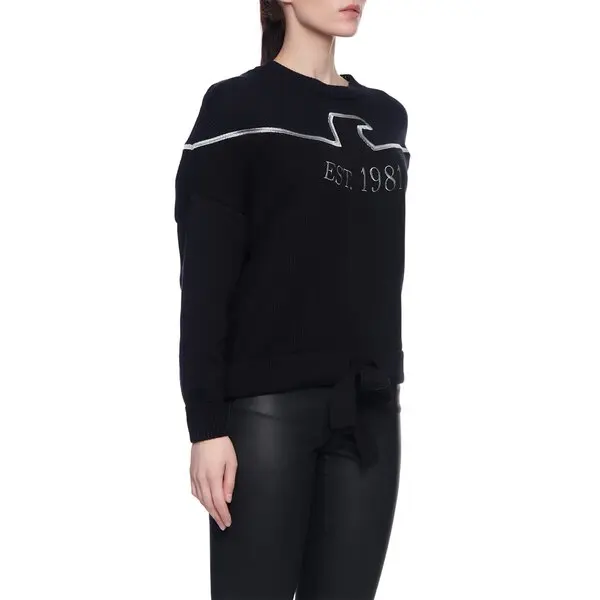 Emporio Armani Embroidered Logo Cotton Jumper