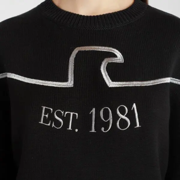 Emporio Armani Embroidered Logo Cotton Jumper