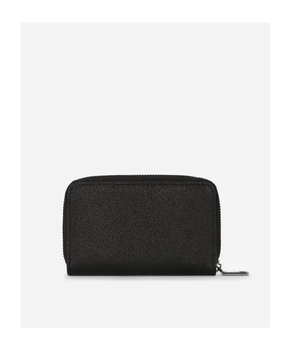 Dolce & Gabbana Dolce Gabbana Raised Logo Zip-around Small Wallet